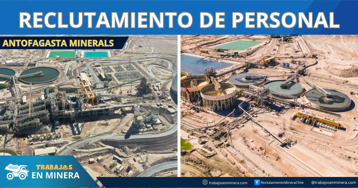 Se necesita personal para Antofagasta minerals