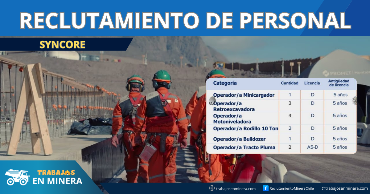 Ofertas disponibles para Syncore en la II Región